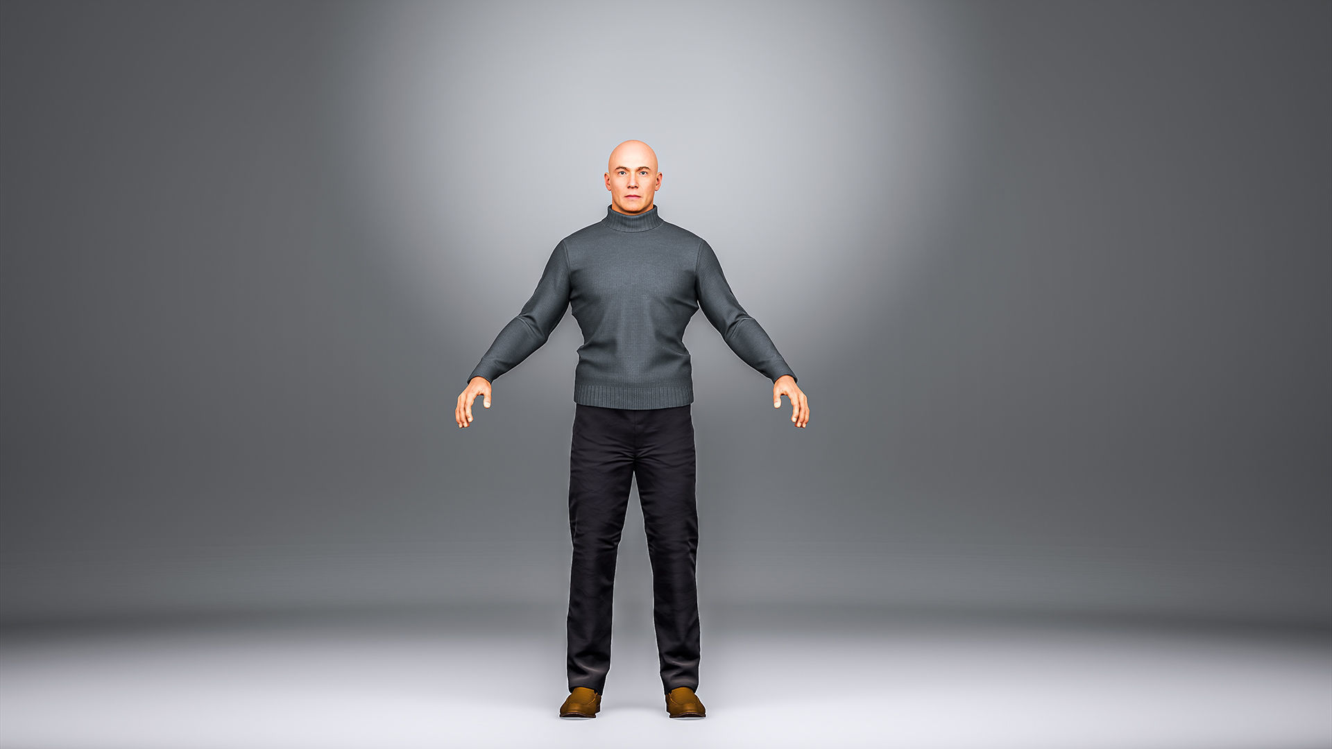 3D model Metahuman High Quality Modular Formal Male Outfit Pack VR / AR ...