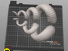 Helical horns 3D model 3D printable | CGTrader