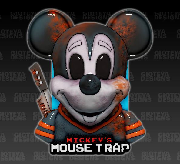Mickey Mouse Trap 3D model | CGTrader
