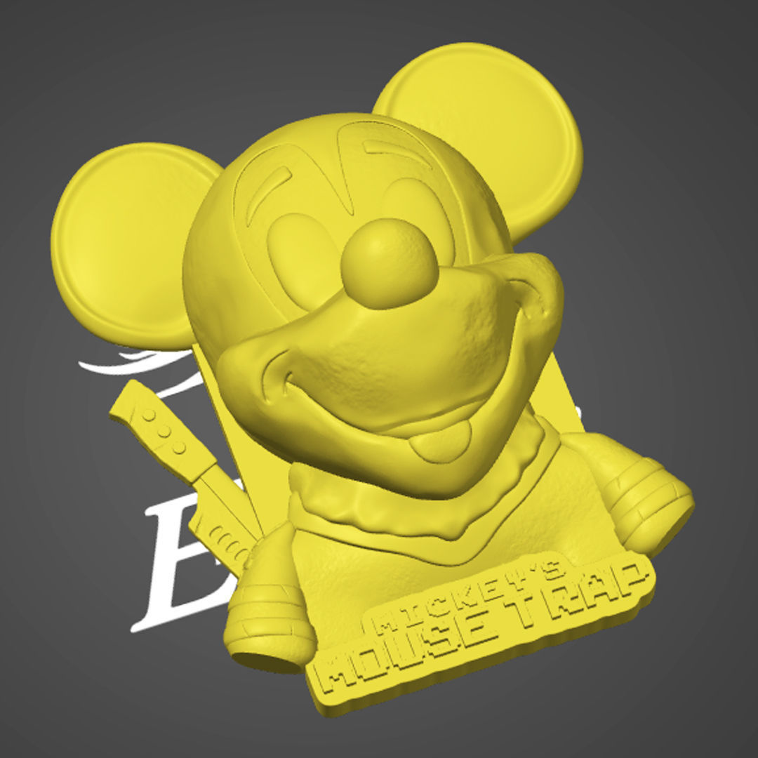Mickey Mouse Trap 3D model | CGTrader