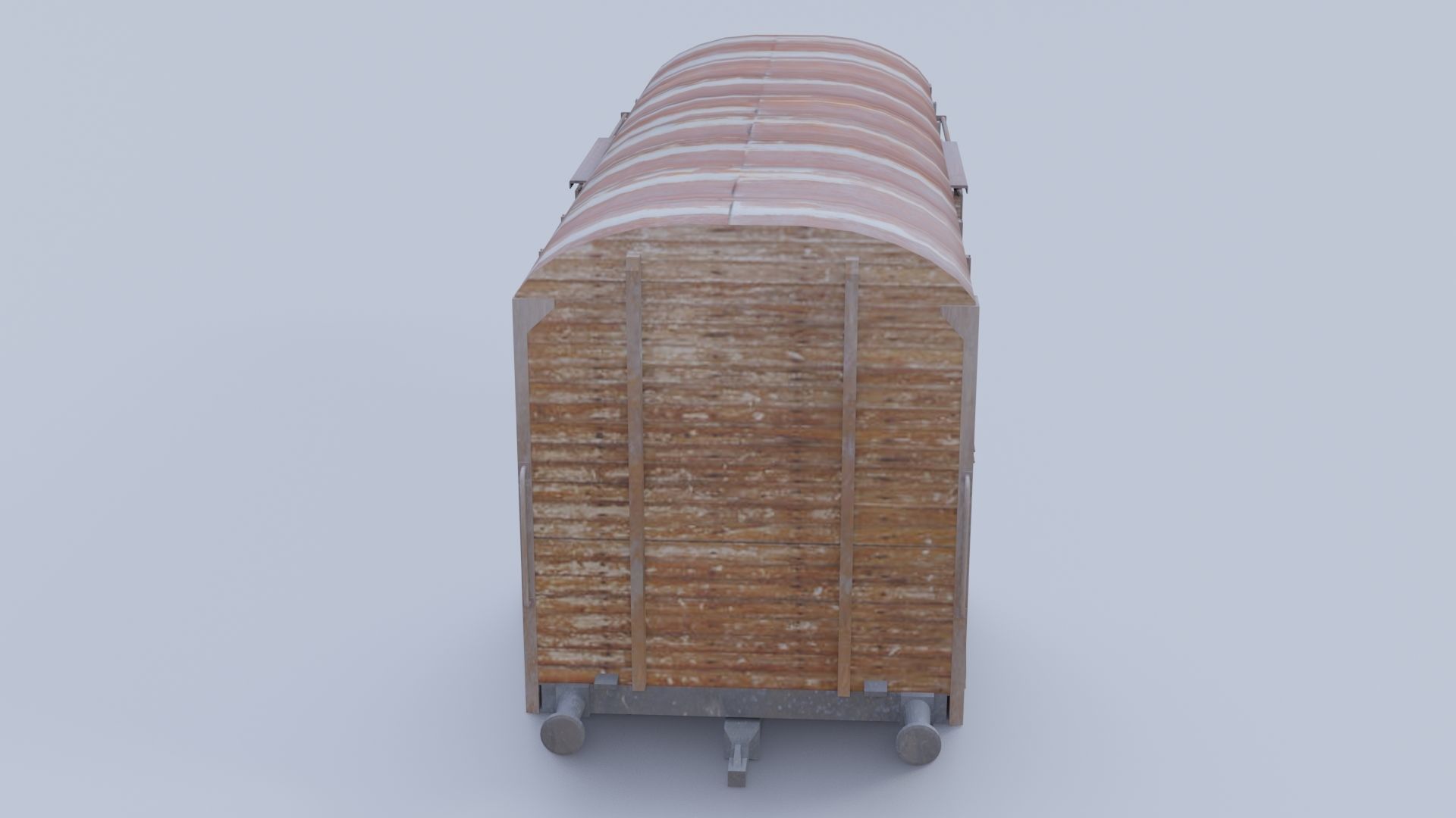 Old German boxcar 3D model | CGTrader
