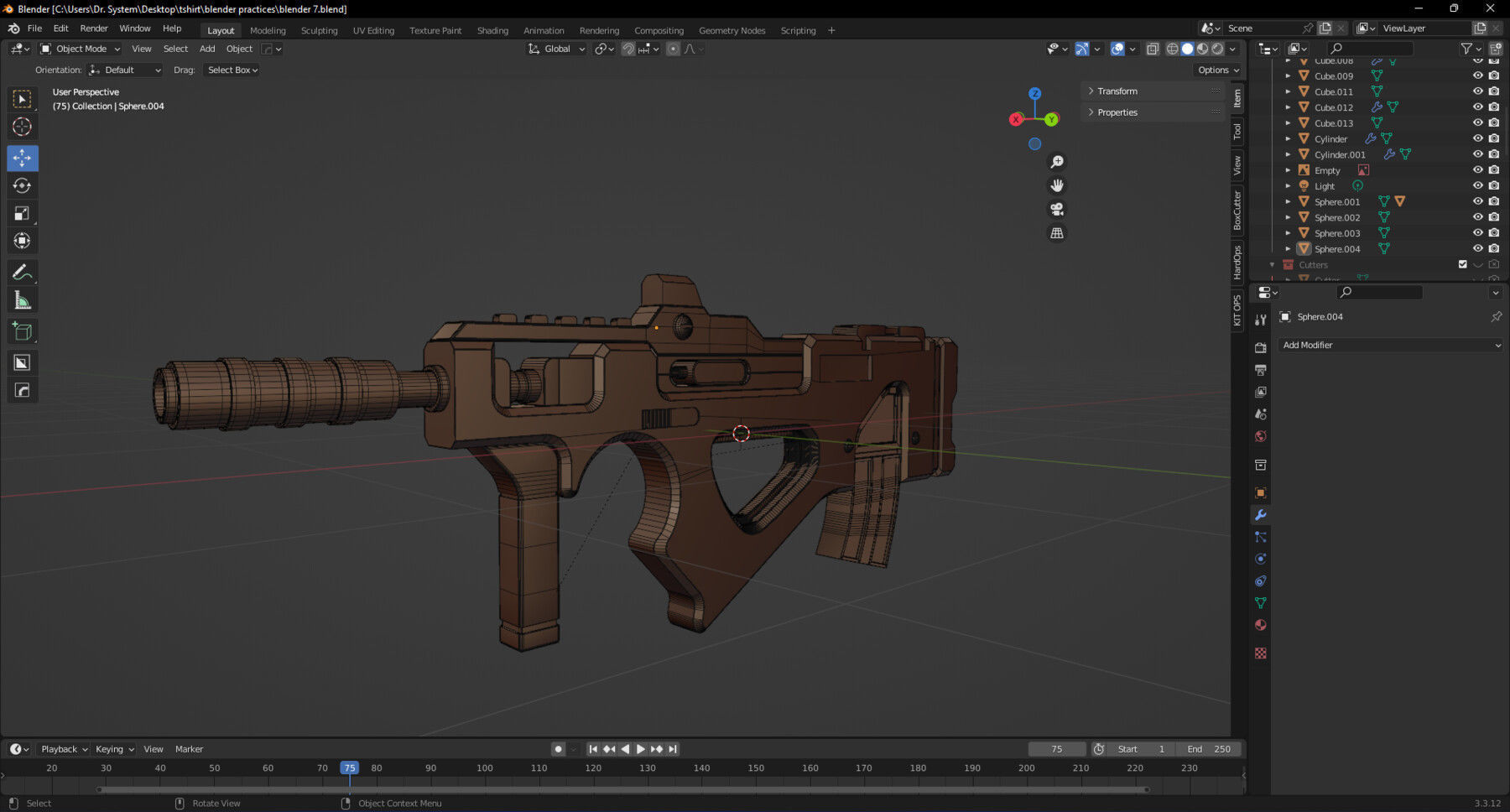 3D model Sci- Fi Rifle 3d models VR / AR / low-poly | CGTrader