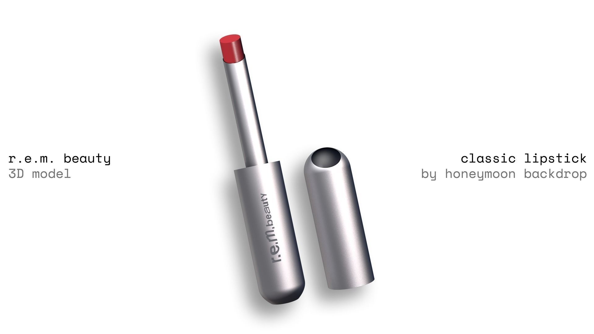lipstick - rem beauty by Ariana Grande 3D model | CGTrader