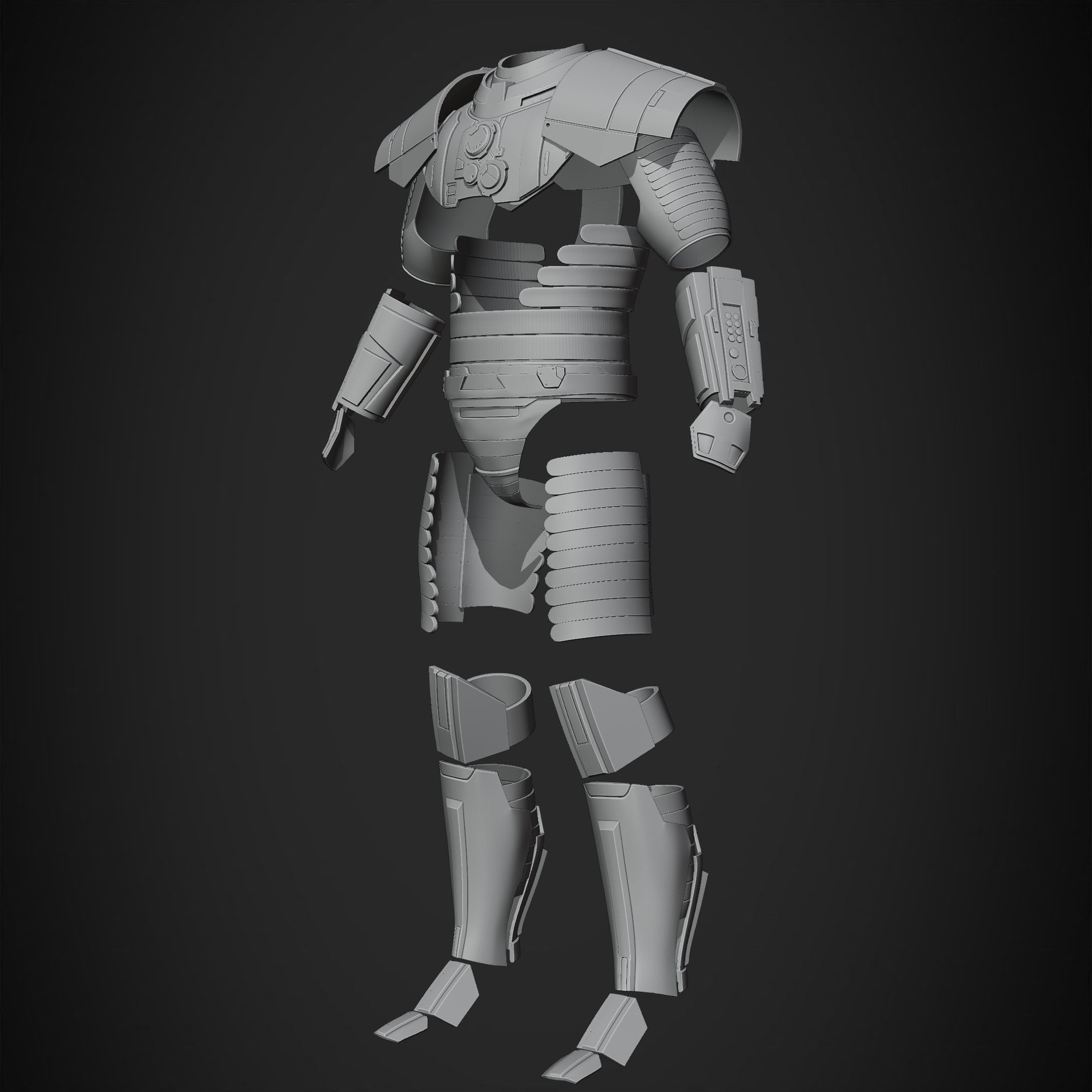 Star Wars Darth Malgus Armor for Cosplay 3D model 3D printable | CGTrader
