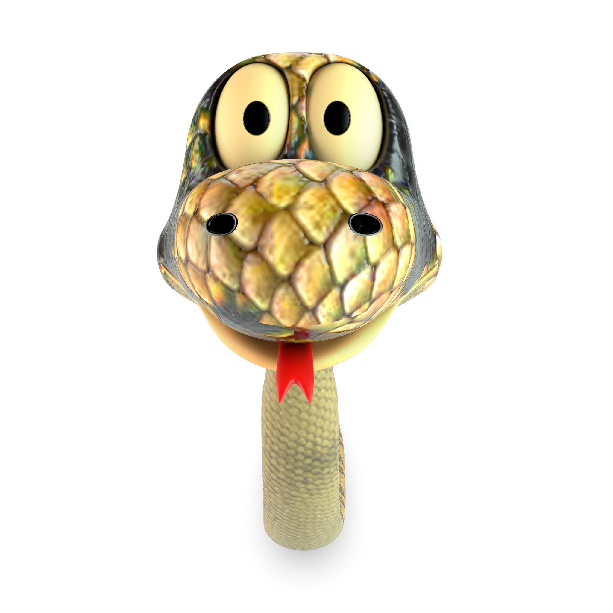 3D model Cartoon Snake Low-poly 3D model VR / AR / low-poly | CGTrader