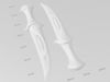 VALORANT SANDSWEPT DAGGER 3D model 3D printable | CGTrader