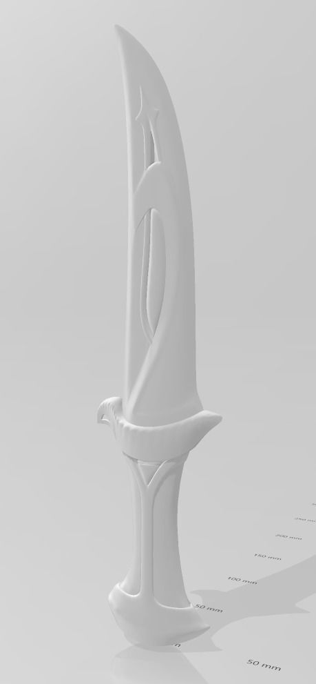 VALORANT SANDSWEPT DAGGER 3D model 3D printable | CGTrader