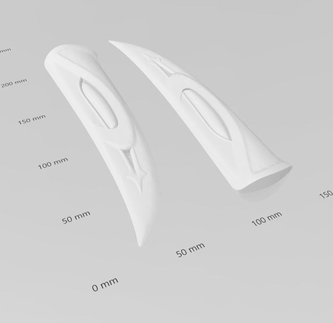VALORANT SANDSWEPT DAGGER 3D model 3D printable | CGTrader