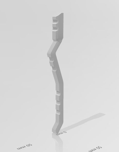 VALORANT OVERDRIVE BLADE 3D model 3D printable | CGTrader