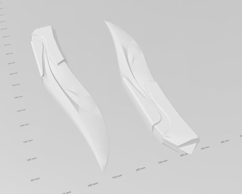 VALORANT TILDE KNIFE 3D model 3D printable | CGTrader