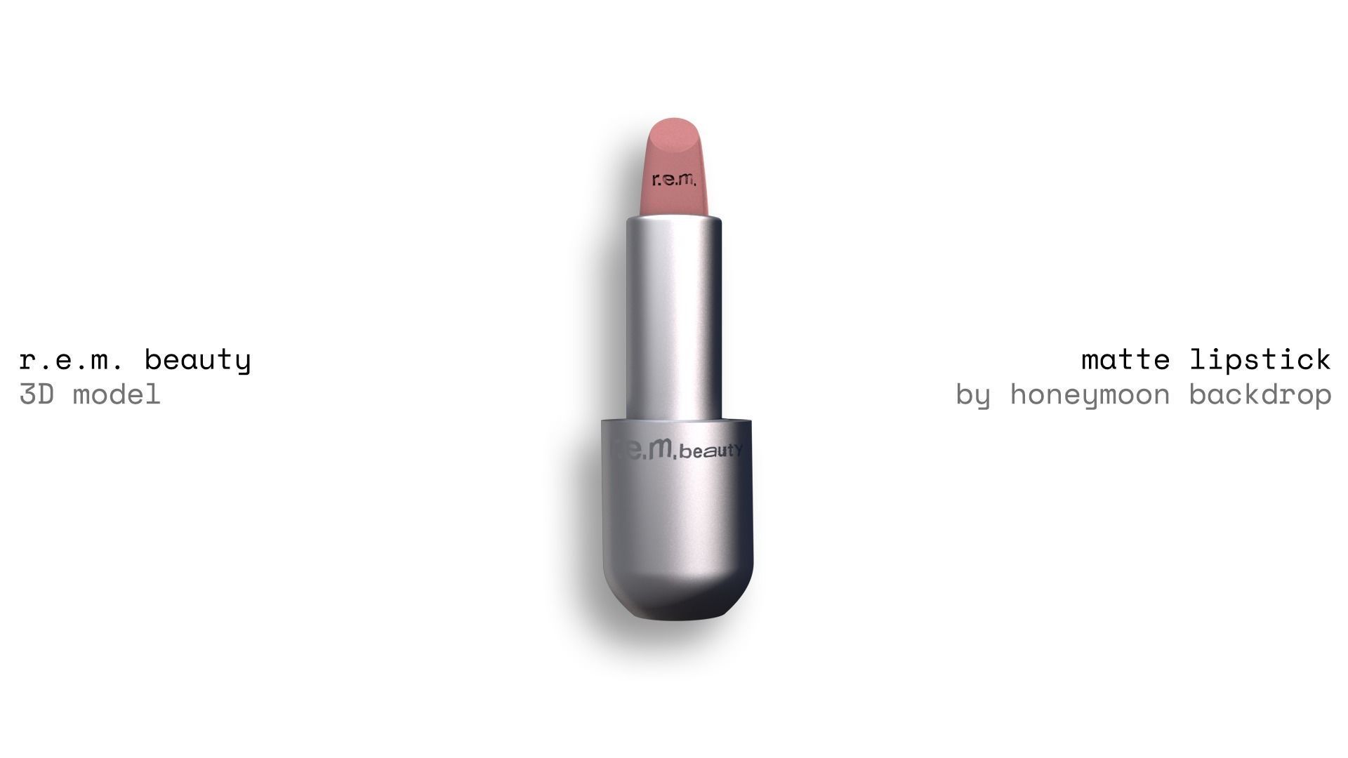 matte lipstick - rem beauty by Ariana Grande 3D model | CGTrader