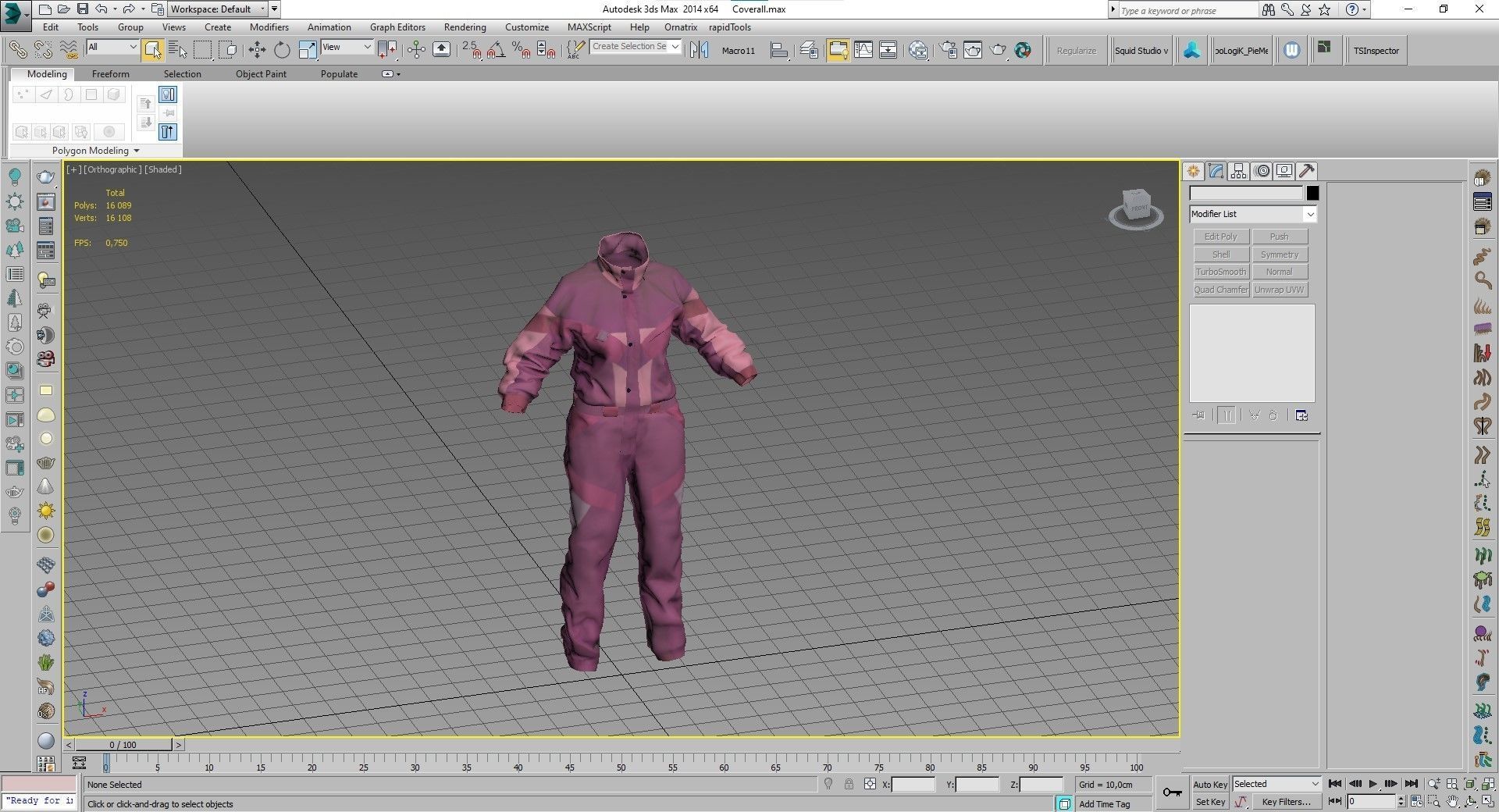 3D model Coverall VR / AR / low-poly | CGTrader