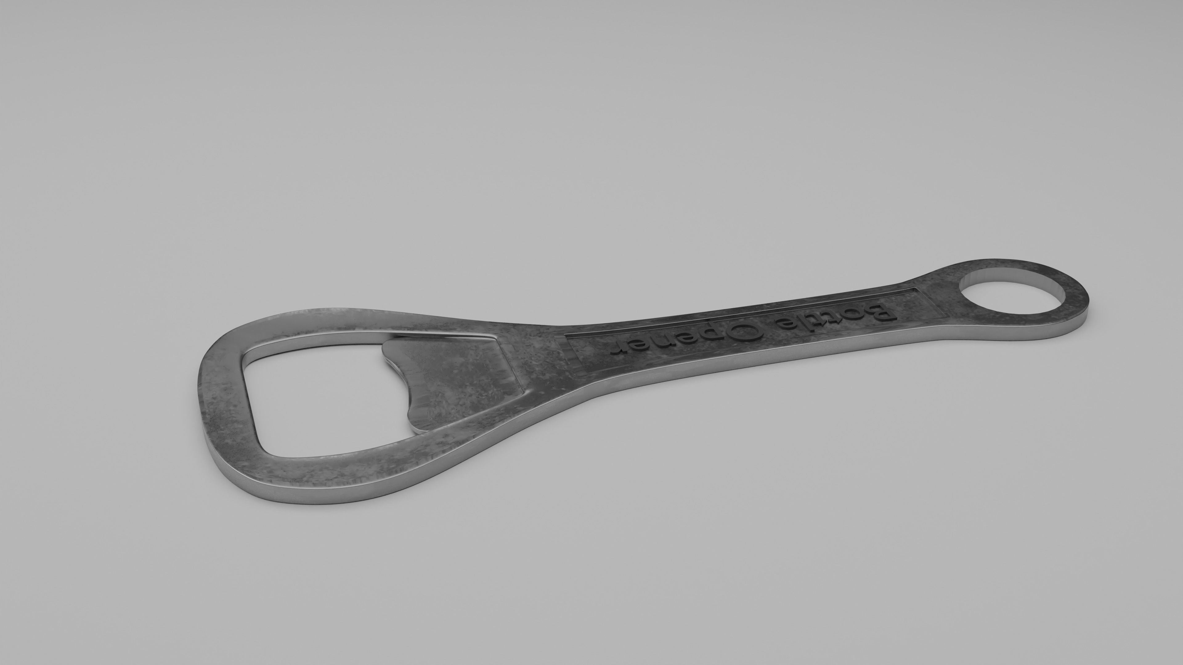 Simple Bottle Opener free 3D model | CGTrader