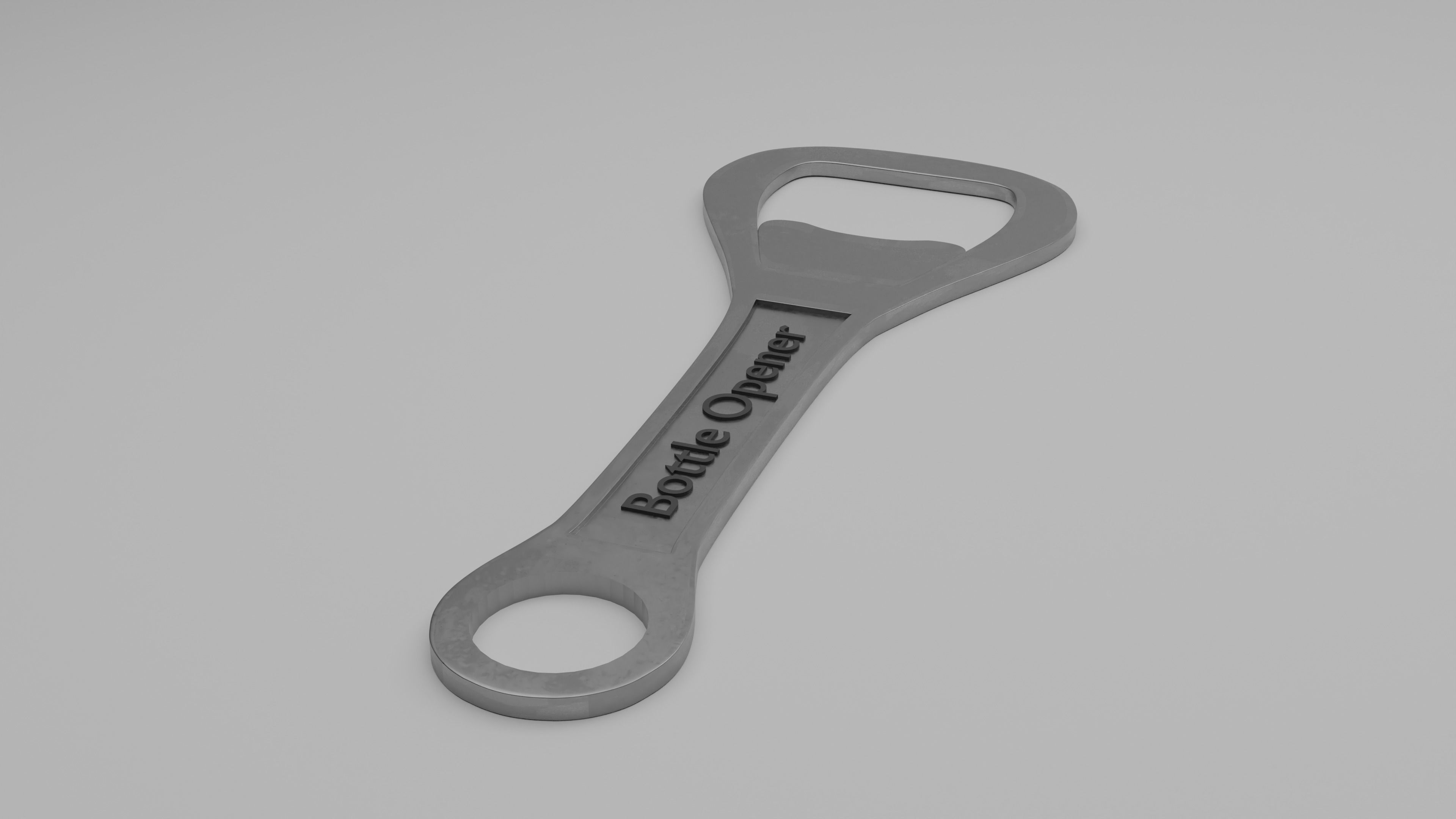 Simple Bottle Opener free 3D model | CGTrader