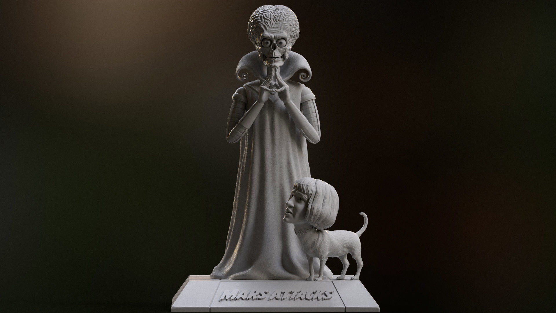 Mars Attacks 3D model 3D printable | CGTrader