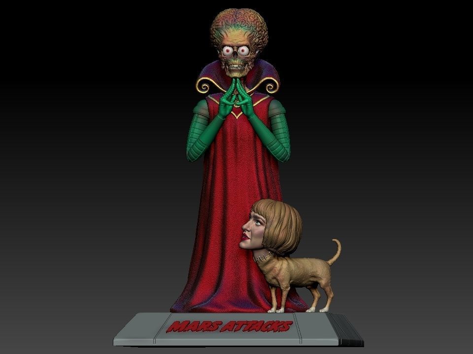 Mars Attacks 3D model 3D printable | CGTrader