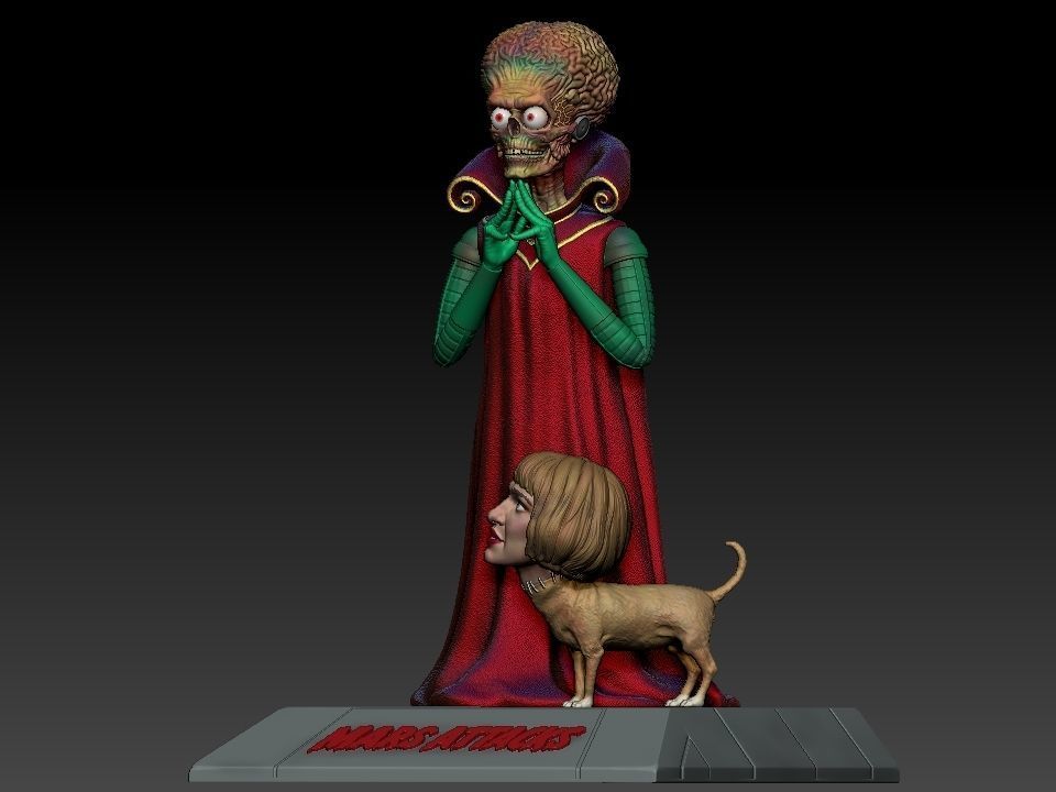Mars Attacks 3D model 3D printable | CGTrader