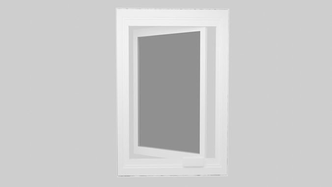 Real Dimension Casement Window free VR / AR / low-poly 3D model | CGTrader