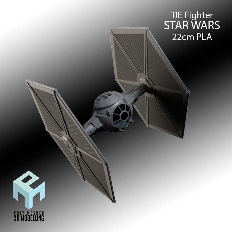 SW TIE Fighter 3D model 3D printable | CGTrader