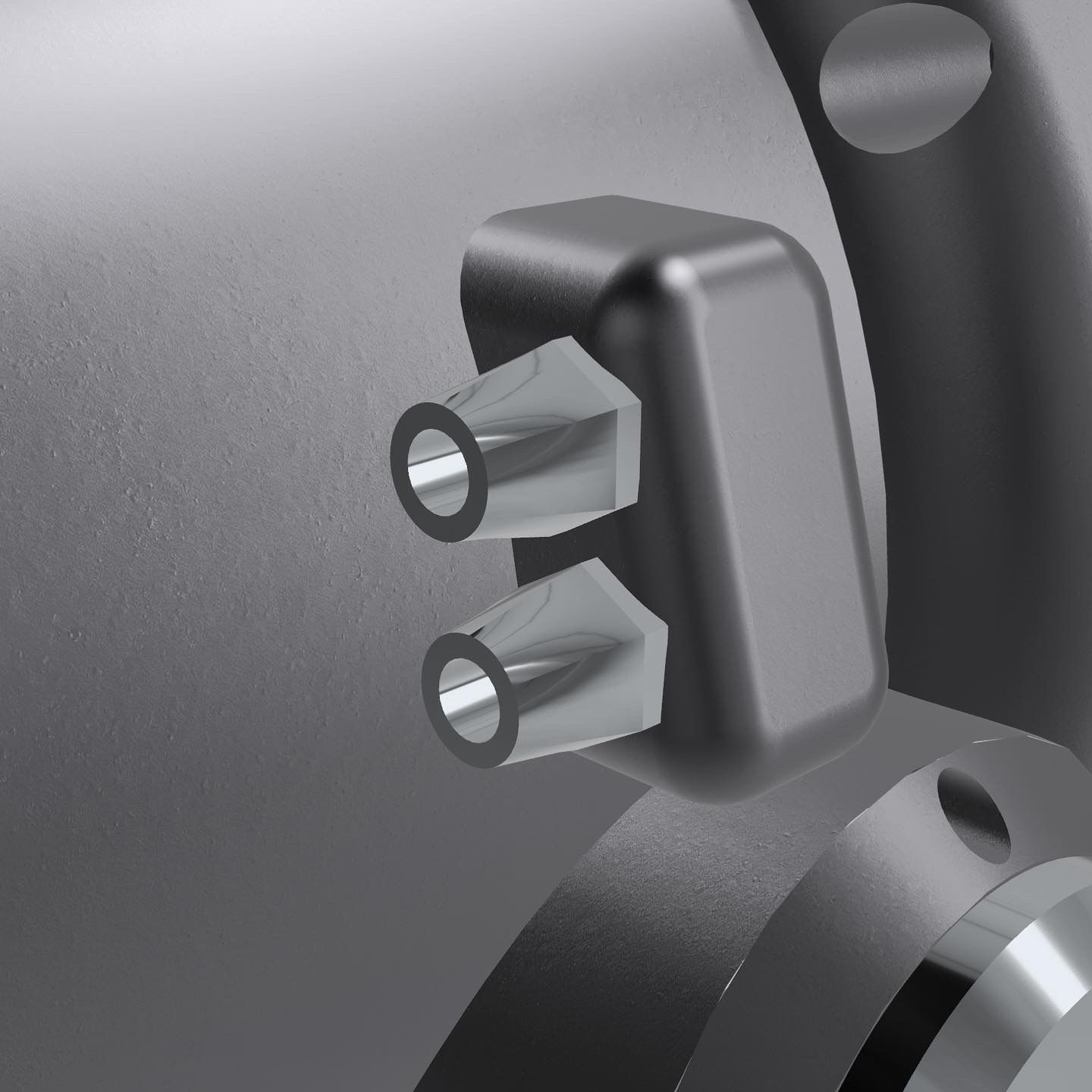 Billet Gearbox x2 options GM 4L80 for scale show car builds 3D model 3D ...