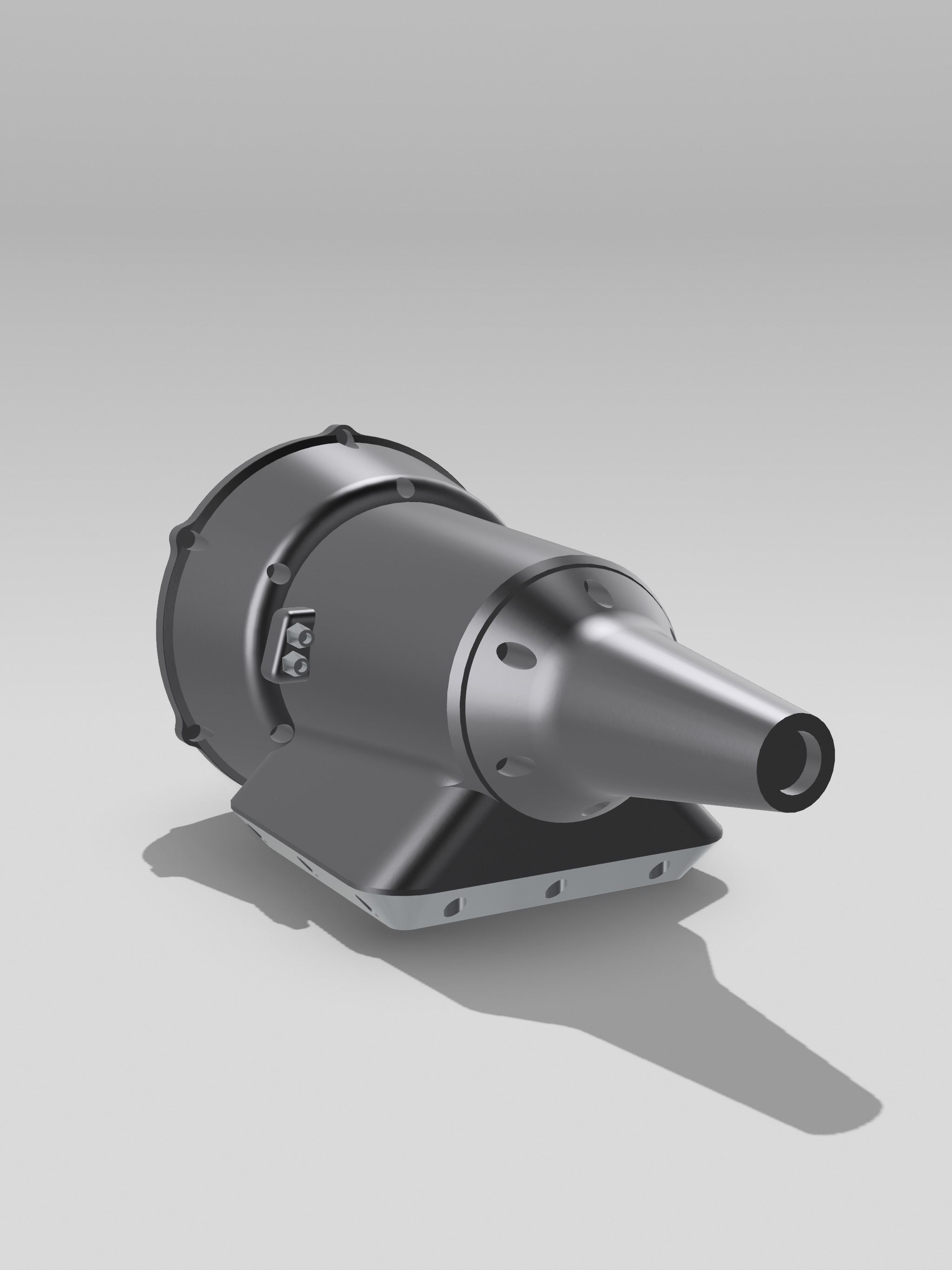 Billet Gearbox x2 options GM 4L80 for scale show car builds 3D model 3D ...