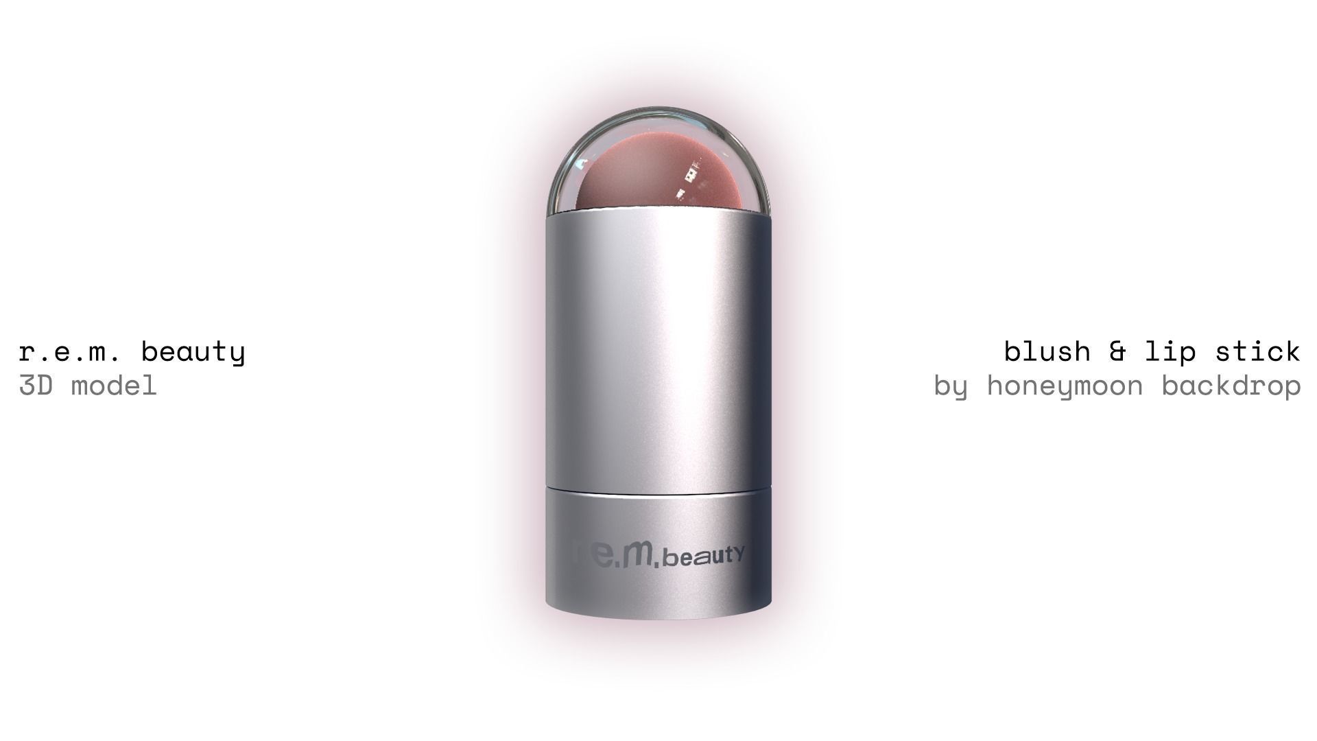 blush lip stick - rem beauty by Ariana Grande 3D model | CGTrader