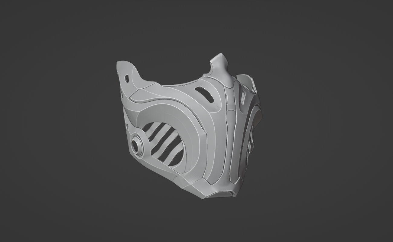Smoke mask from MK1 - Nocturnal 3D model 3D printable | CGTrader