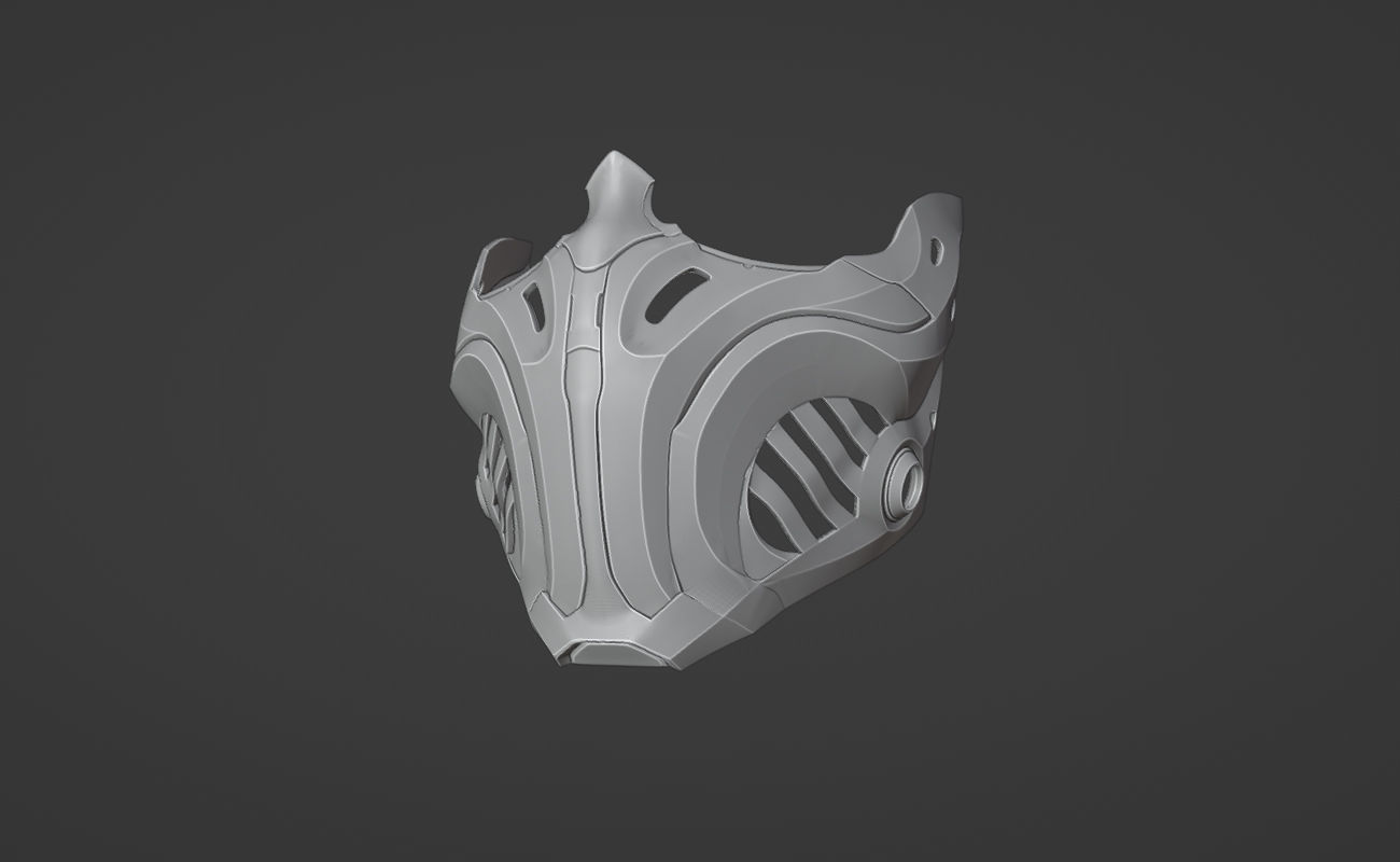 Smoke mask from MK1 - Nocturnal 3D model 3D printable | CGTrader