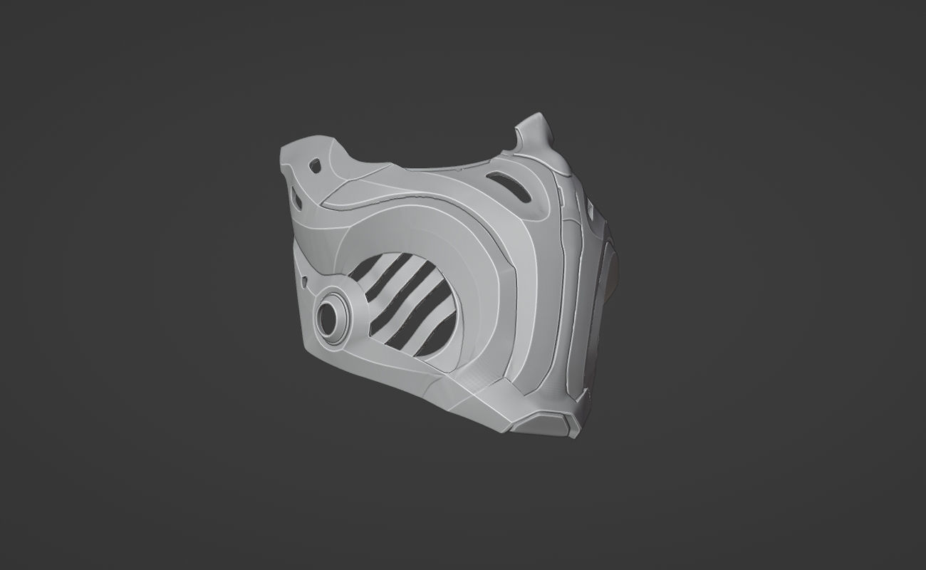 Smoke mask from MK1 - Nocturnal 3D model 3D printable | CGTrader