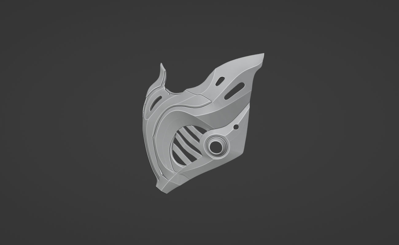 Smoke mask from MK1 - Nocturnal 3D model 3D printable | CGTrader