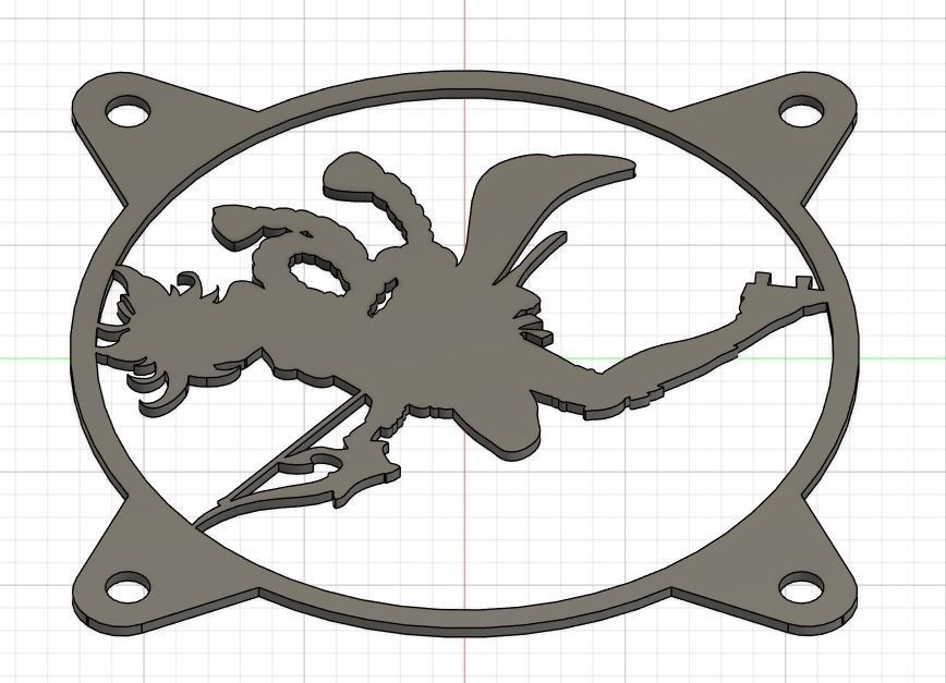 Genshin Impact Yoimiya PC fan cover 3D model 3D printable | CGTrader