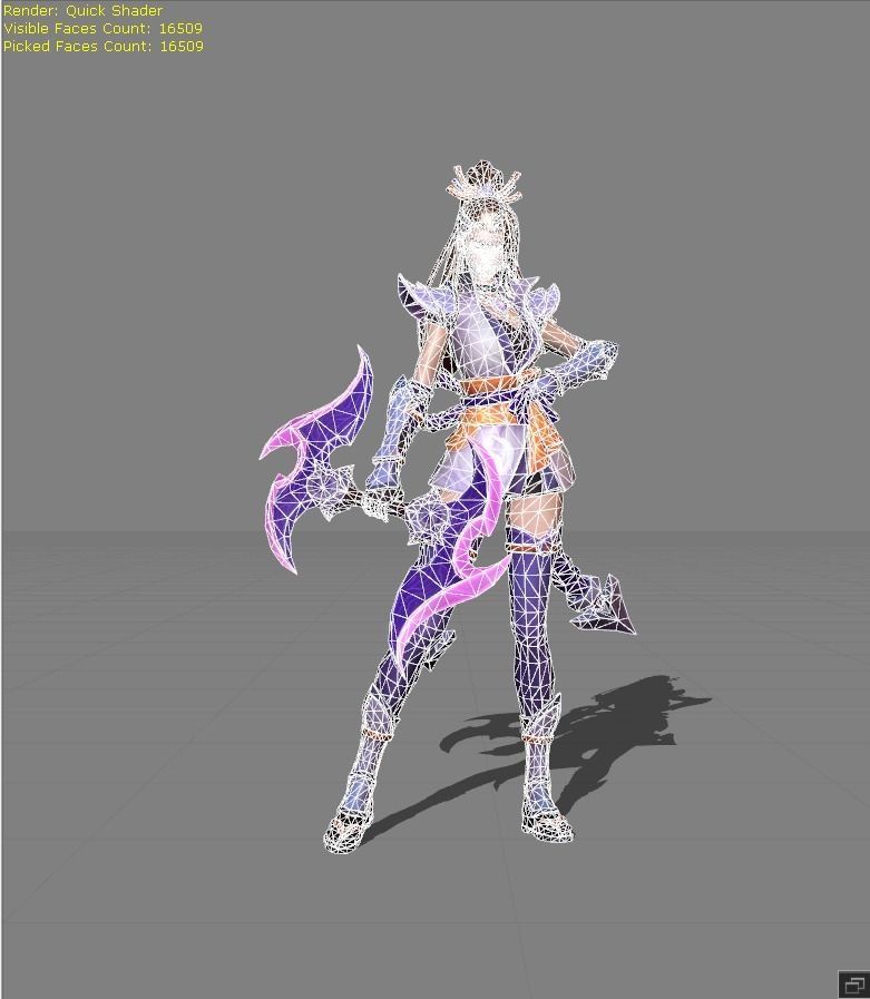 3D model Hanabi Resplendent Iris VR / AR / low-poly | CGTrader