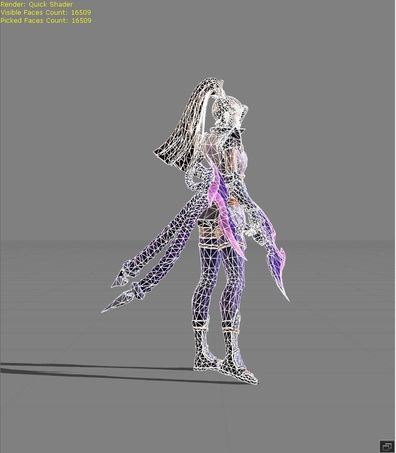 3D model Hanabi Resplendent Iris VR / AR / low-poly | CGTrader