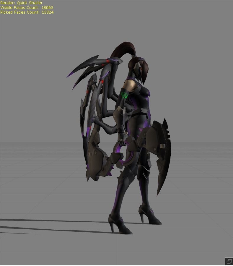 3D model Hanabi VENOM Nephila VR / AR / low-poly | CGTrader