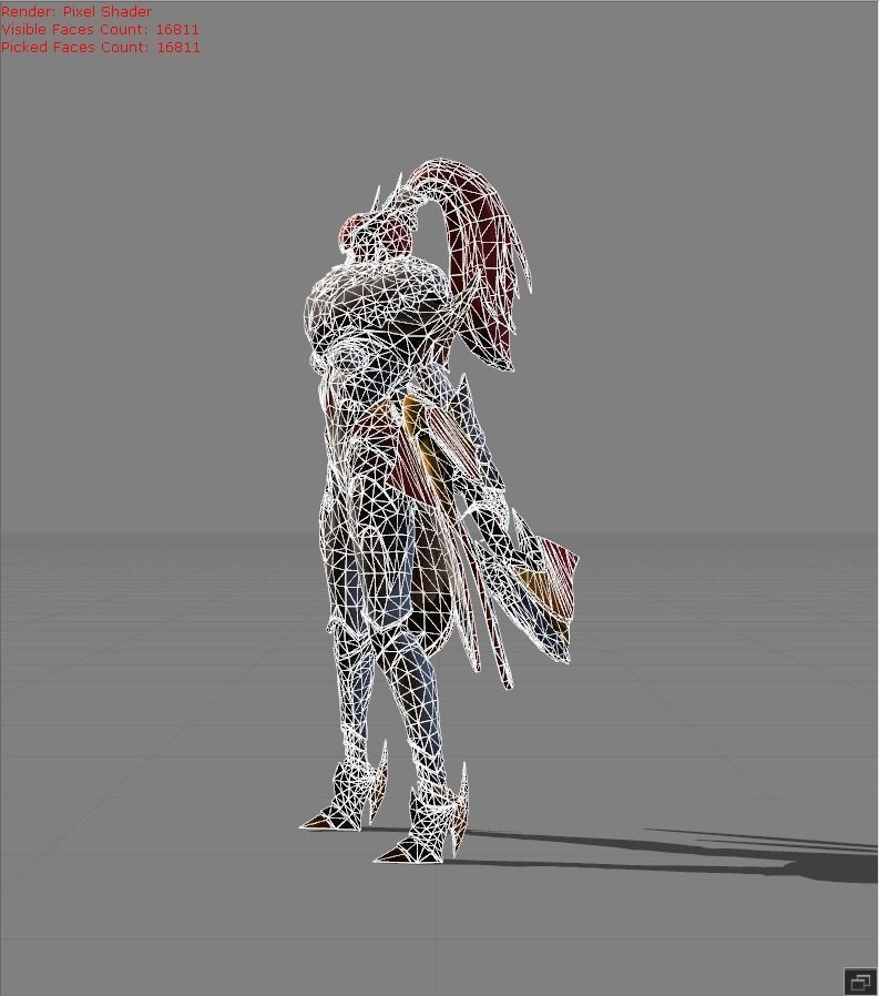 3D model Hanabi Fiery Moth VR / AR / low-poly | CGTrader