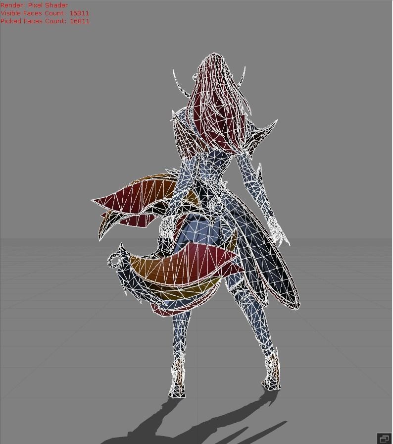 3D model Hanabi Fiery Moth VR / AR / low-poly | CGTrader