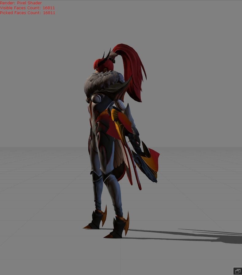 3D model Hanabi Fiery Moth VR / AR / low-poly | CGTrader