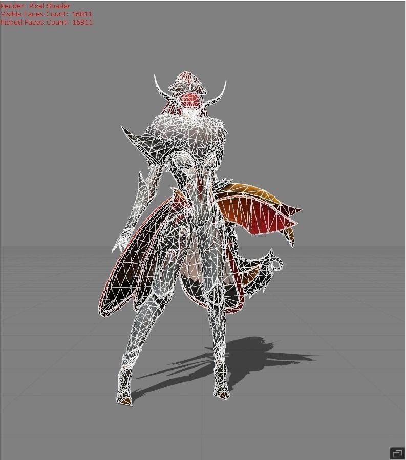 3D model Hanabi Fiery Moth VR / AR / low-poly | CGTrader