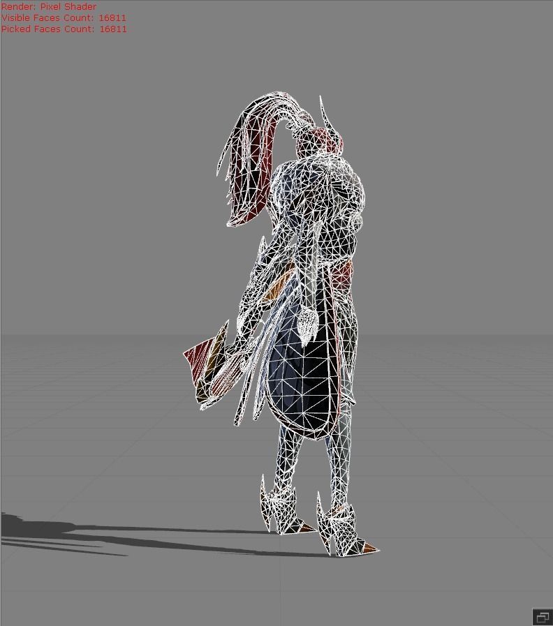 3D model Hanabi Fiery Moth VR / AR / low-poly | CGTrader