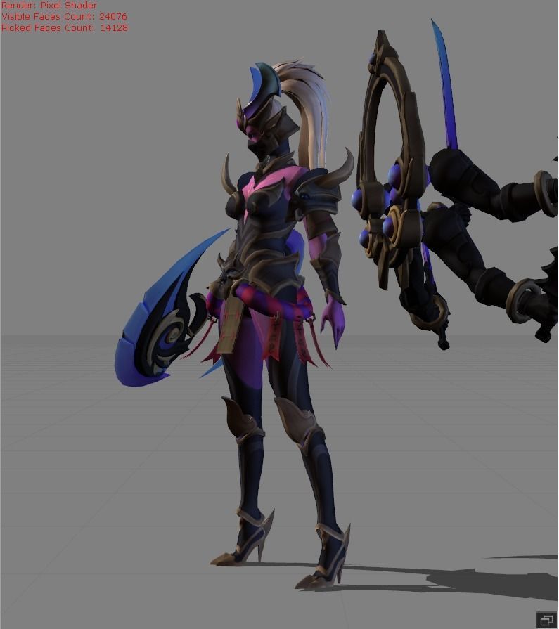 3D model Hanabi Rakshesha VR / AR / low-poly | CGTrader