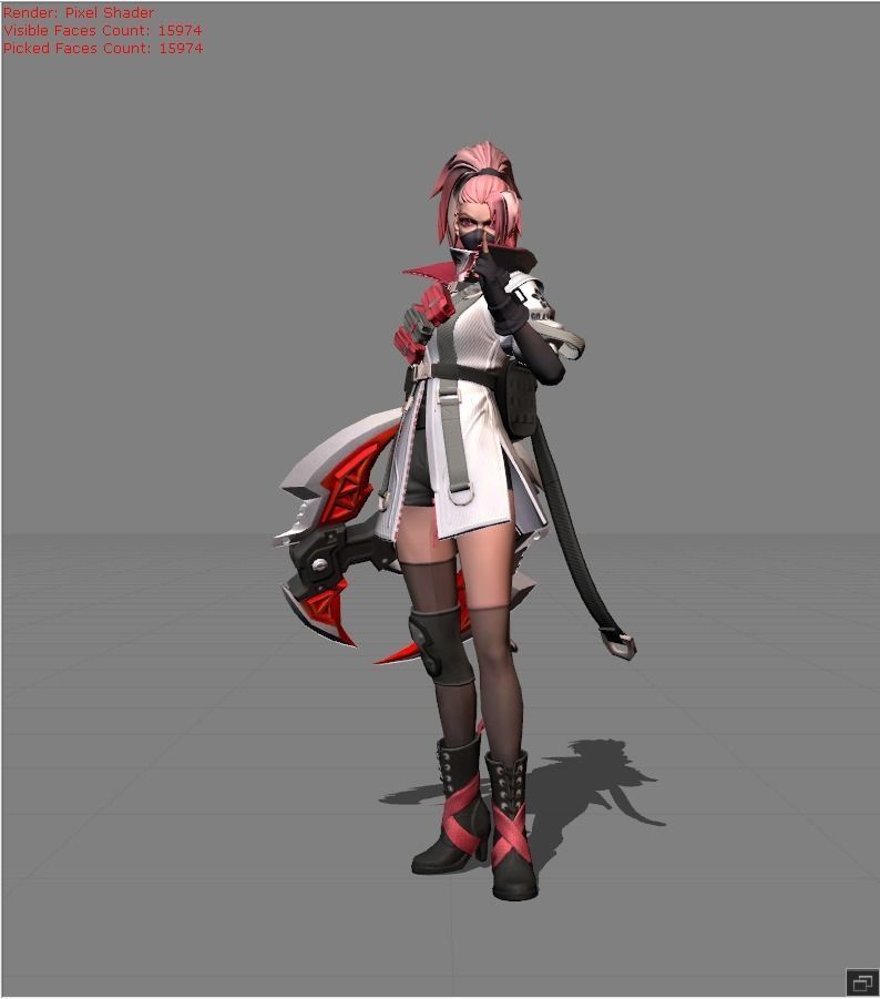 3D model Hanabi Field Op VR / AR / low-poly | CGTrader