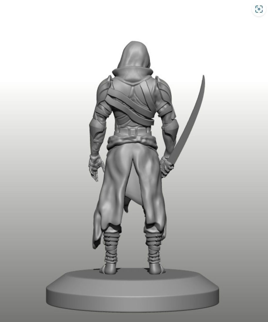 Assassin from game Assassins Creed 3D model 3D printable | CGTrader