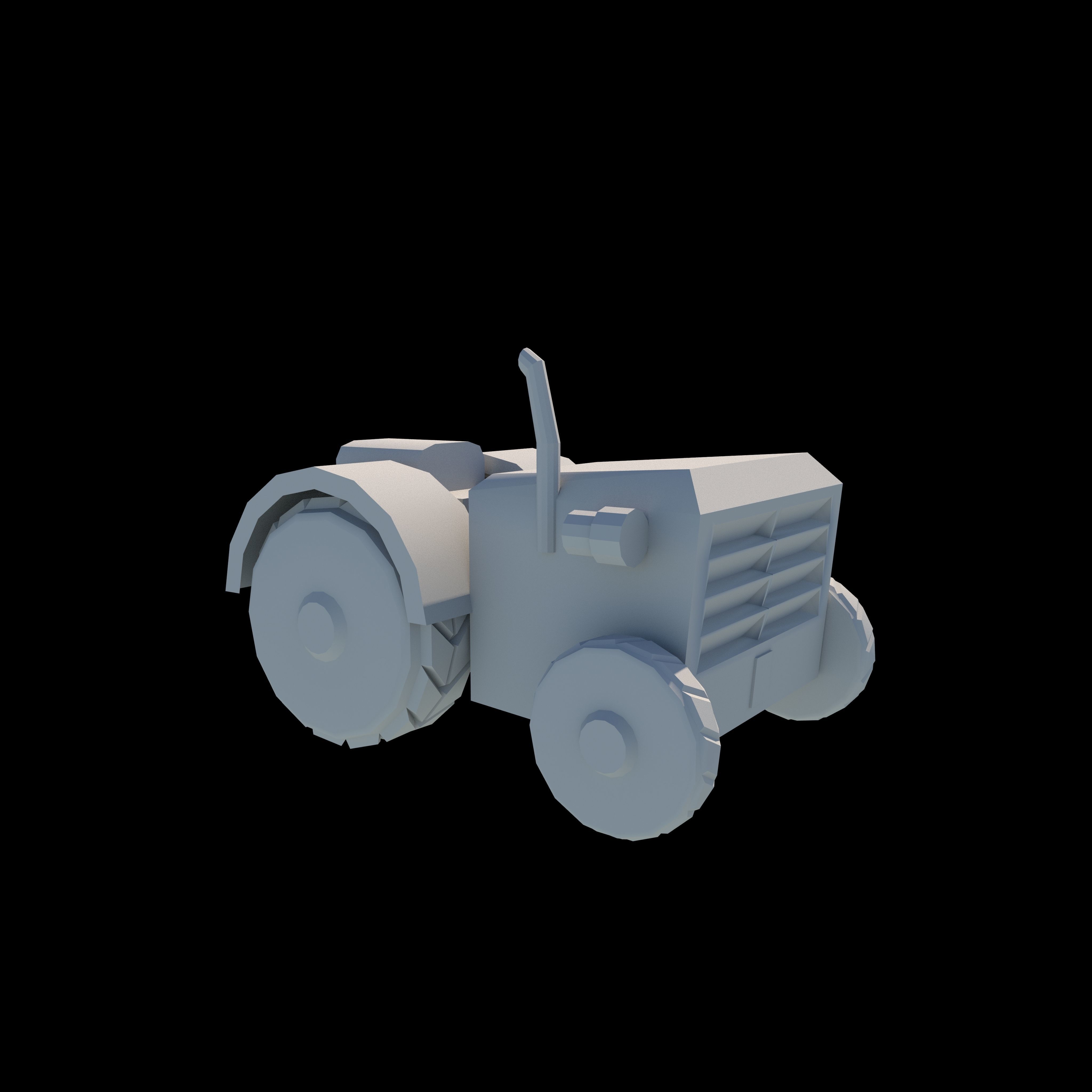 3D model Tractor VR / AR / low-poly | CGTrader