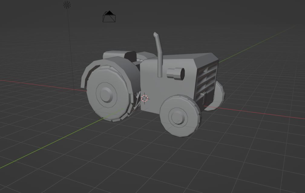 3D model Tractor VR / AR / low-poly | CGTrader