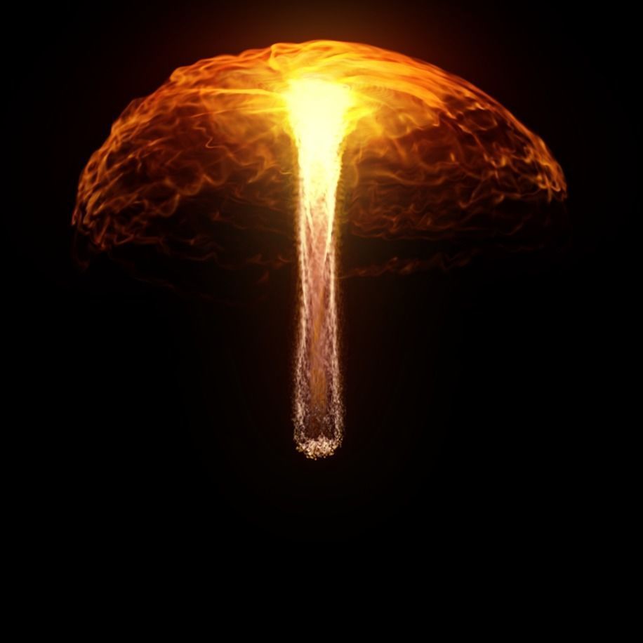 protecting mask Pillar flame fire burning wall of fire blast 3D model ...