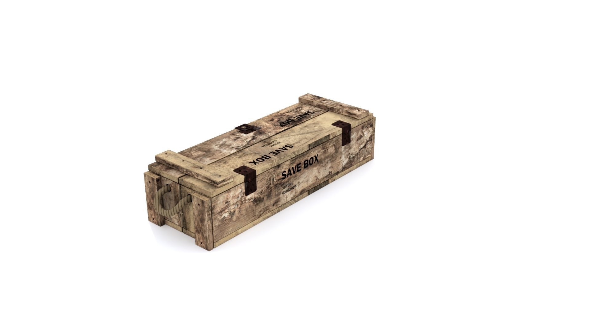 3D model WOODEN GUN BOX VR / AR / low-poly | CGTrader