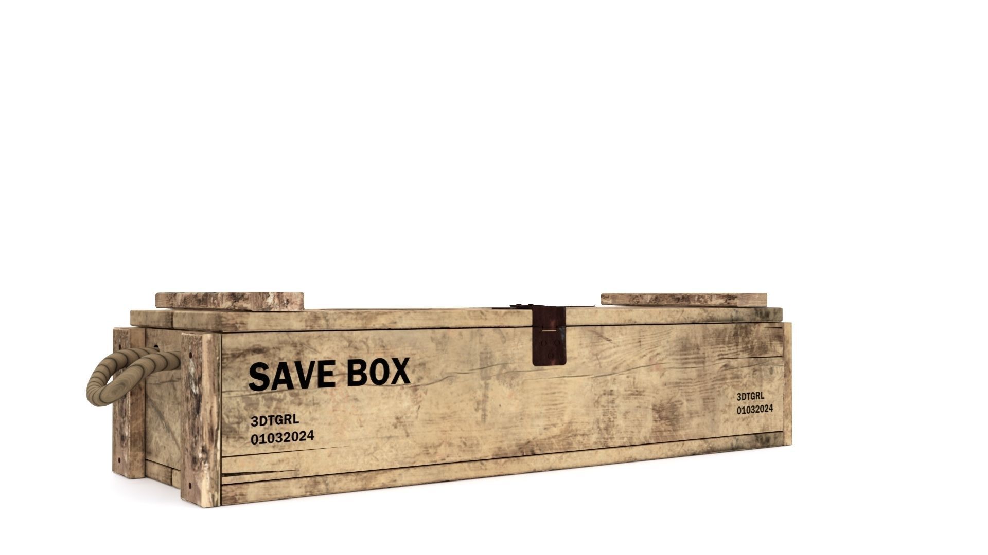 3D model WOODEN GUN BOX VR / AR / low-poly | CGTrader