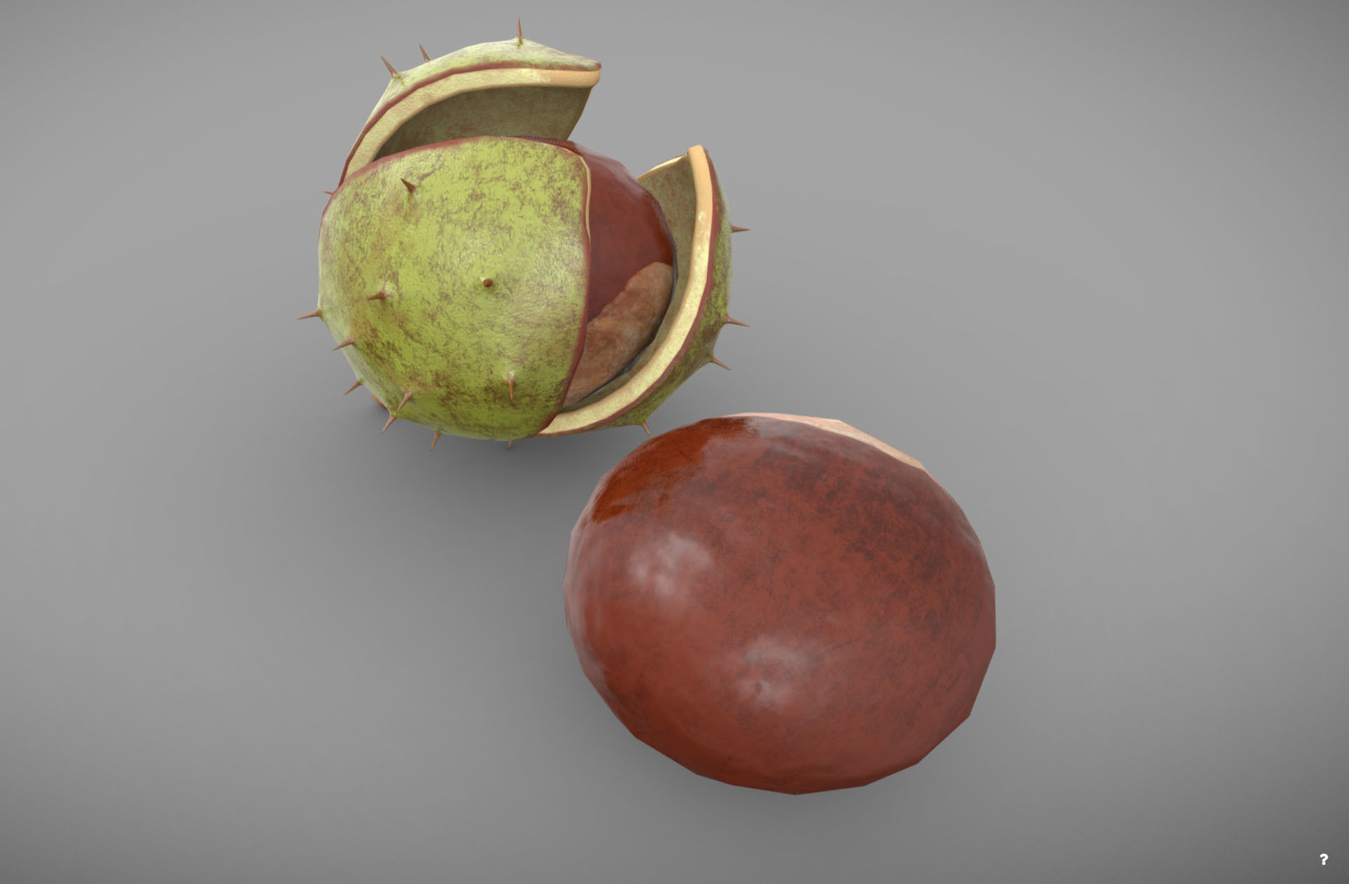 3D model My 3dsmax Chestnut 3d model VR / AR / low-poly | CGTrader