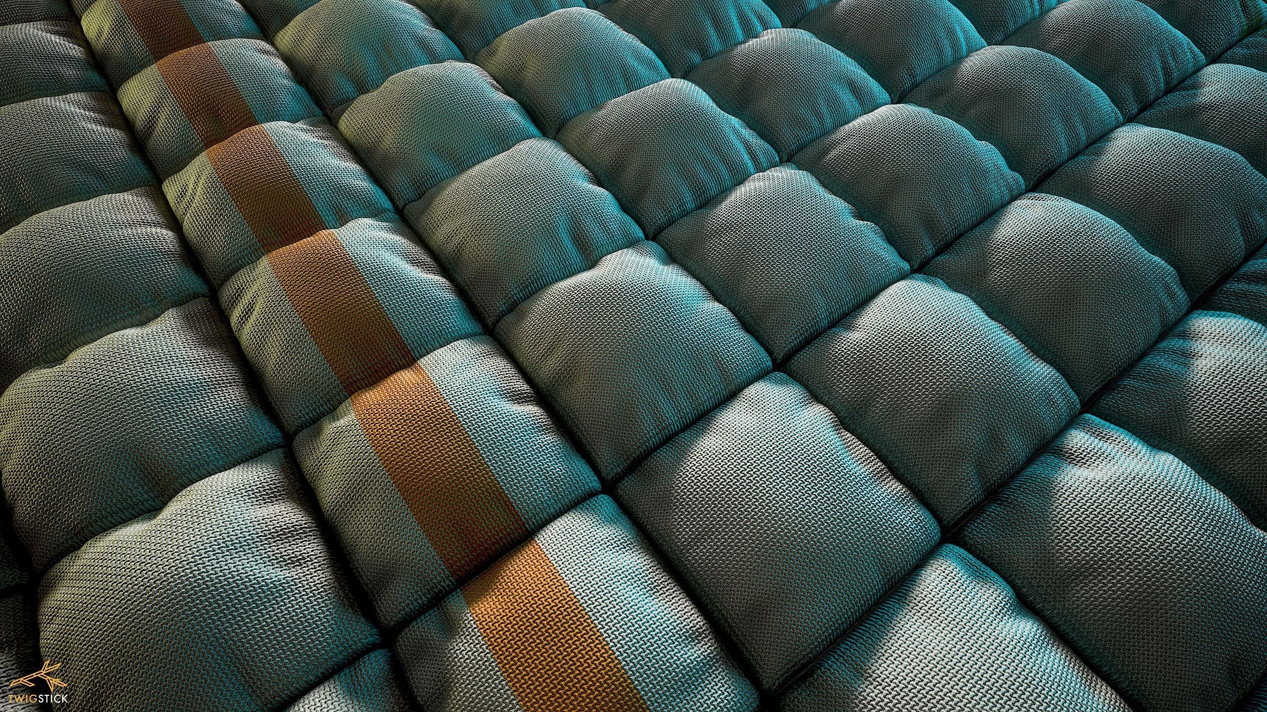 Cloth padded wall - Substance designer Texture | CGTrader