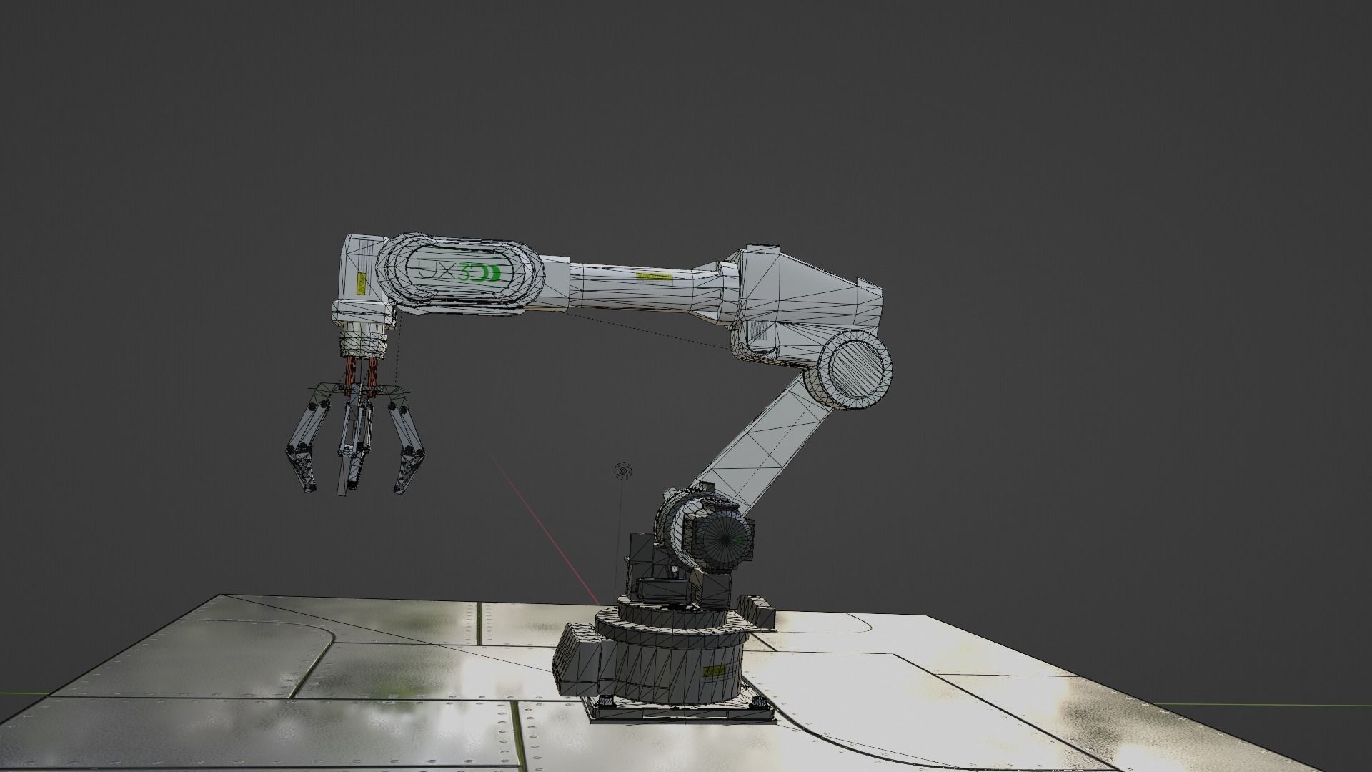 Machine arm 3D model | CGTrader